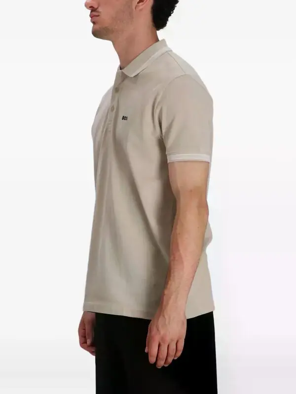 BOSS Piqué Polo Shirt - Neutrals