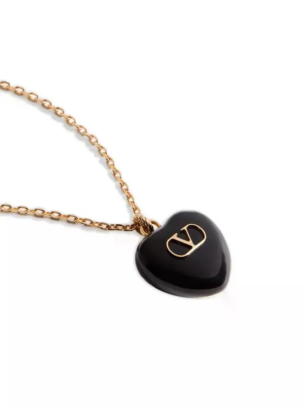 Valentino Garavani Heart-pendant Necklace - Gold