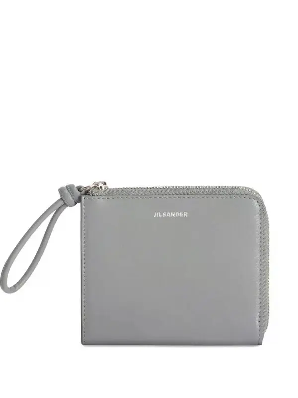 JIL SANDER Leather Wallet - Grey