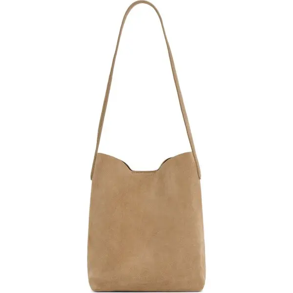 MANSUR GAVRIEL Small Everyday Cabas Suede Hobo Bag - Anise