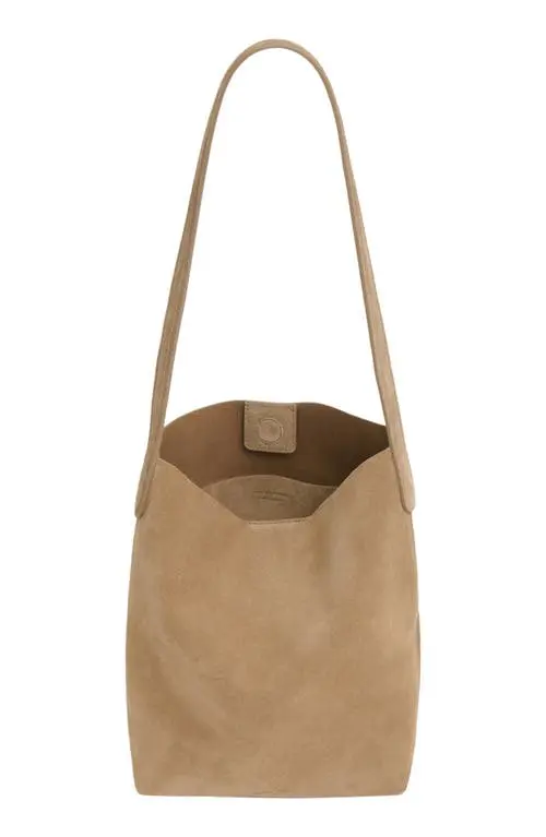 MANSUR GAVRIEL Small Everyday Cabas Suede Hobo Bag - Anise