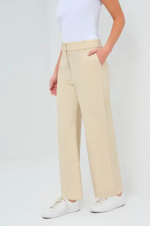 Anatomie Ivanna Performance Cotton Cropped Flare Pant