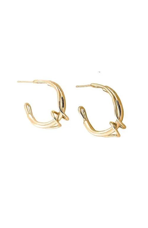 PIERETTI Claudette Hoop Earrings