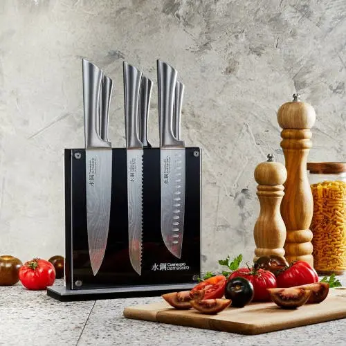 CUISINE::PRO® Damashiro® Kin 7-piece Knife Block