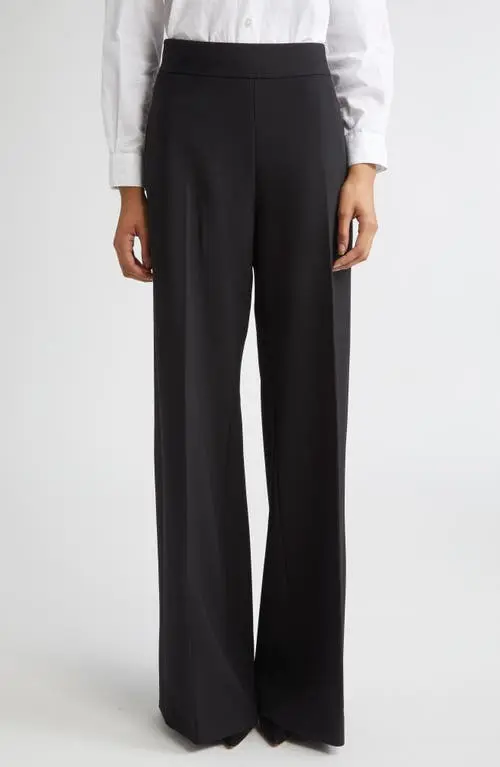 Carolina Herrera Diane High-waist Wide-leg Pants - Black