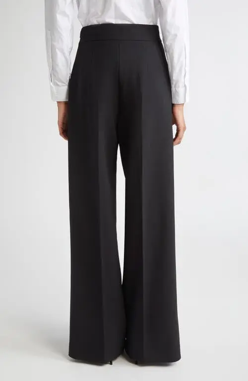 Carolina Herrera Diane High-waist Wide-leg Pants - Black