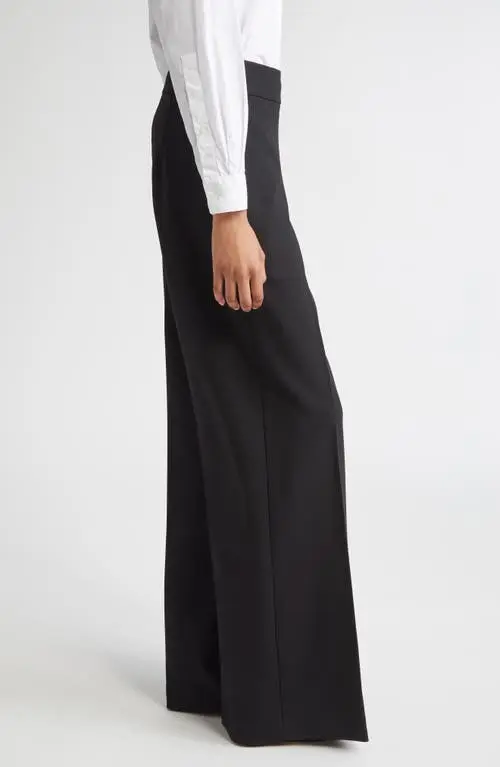 Carolina Herrera Diane High-waist Wide-leg Pants - Black