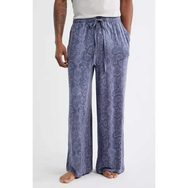 SAVAGE X FENTY Wide Leg Pajama Pants - Peaceful Purple Boa Baddie