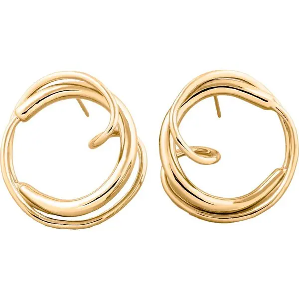 PIERETTI Cher Earrings - Gold Plate