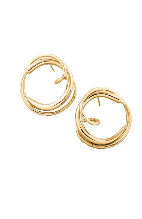 PIERETTI Cher Gold-plated Earrings
