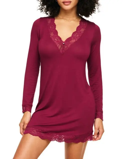ADORE ME Hasina Sleepshirt - Dark Red