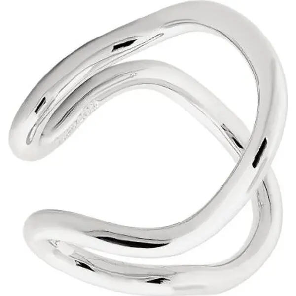 PIERETTI Nora Ear Cuff - Silver Plate