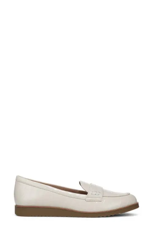 LIFESTRIDE Leopard Print Wedge Loafer - Bone