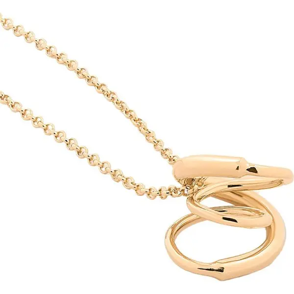 PIERETTI Celine Pendant - Gold Plate