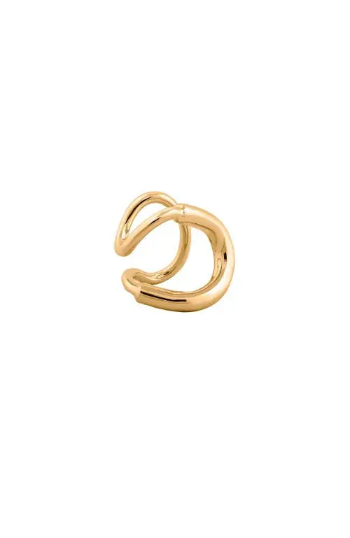 PIERETTI Cala Ear Cuff - Gold Plate