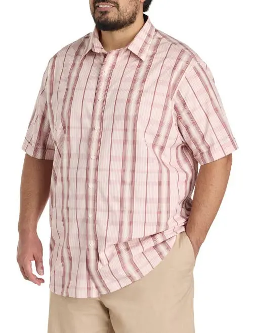 SYNRGY BY DXL Big & Tall Plaid Sport Shirt