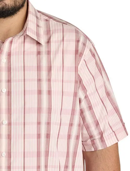 SYNRGY BY DXL Big & Tall Plaid Sport Shirt