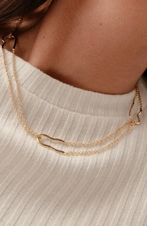 PIERETTI Nicole Delicate Double Chain Necklace