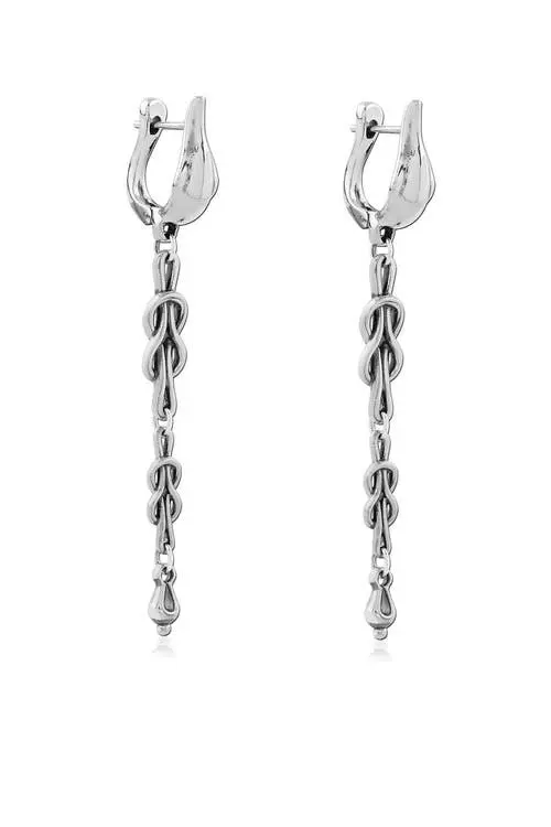 ASTOR & ORION Thalia Dangle Earrings - Silver