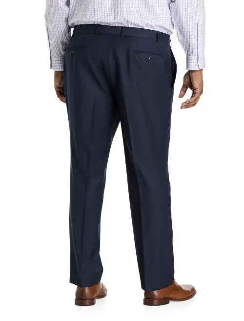 JV REFLEX Big & Tall Flat-front Suit Pants