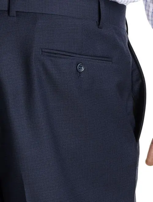 JV REFLEX Big & Tall Flat-front Suit Pants