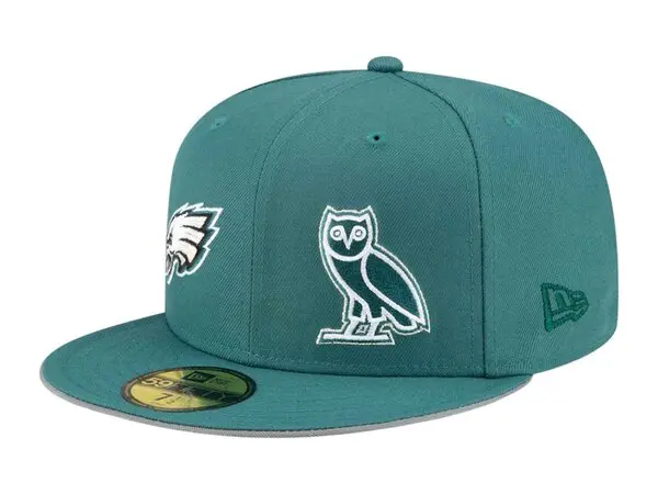 OVO X Nfl Philadelphia Eagles Fitted Hat - Green