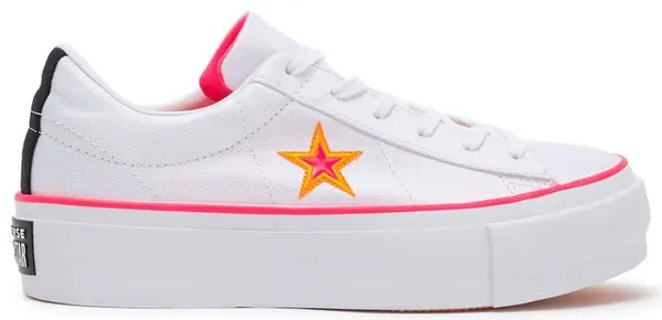 CONVERSE One Star Platform Carnival Colorblock Sneakers