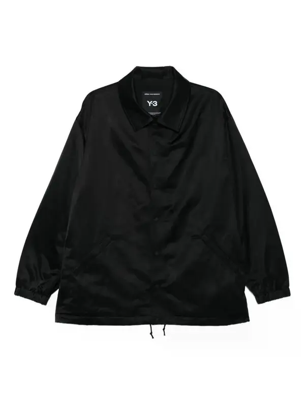Y3 Logo-print Shirt Jacket