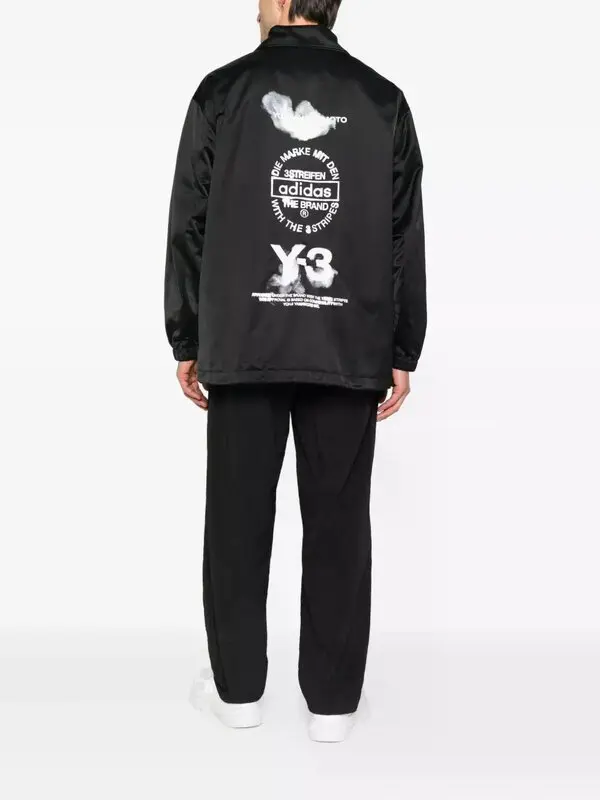 Y3 Logo-print Shirt Jacket