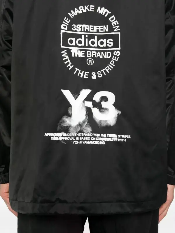 Y3 Logo-print Shirt Jacket