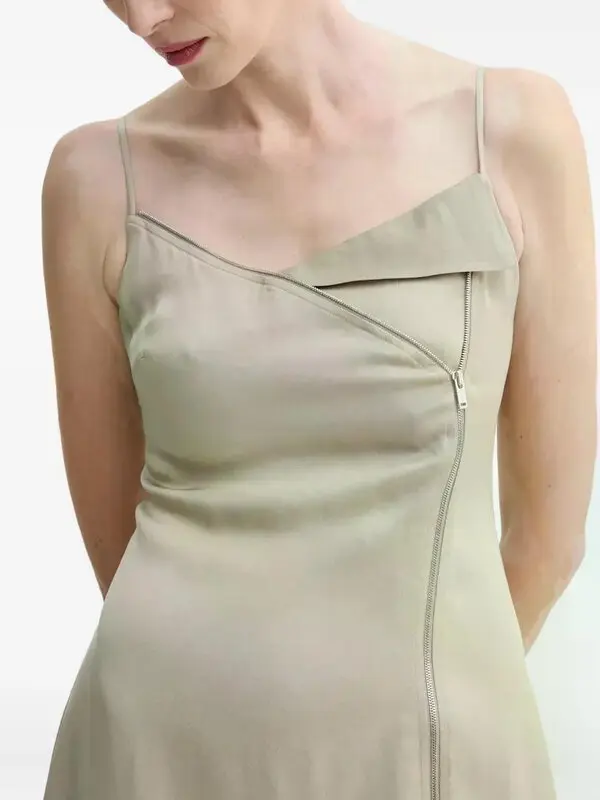 Nanushka Asymmetric Zip-up Dress
