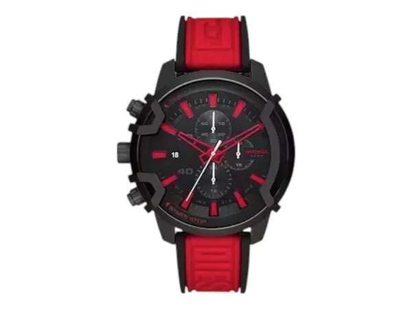 DIESEL® Griffed Chronograph Watch - Stainless Steel