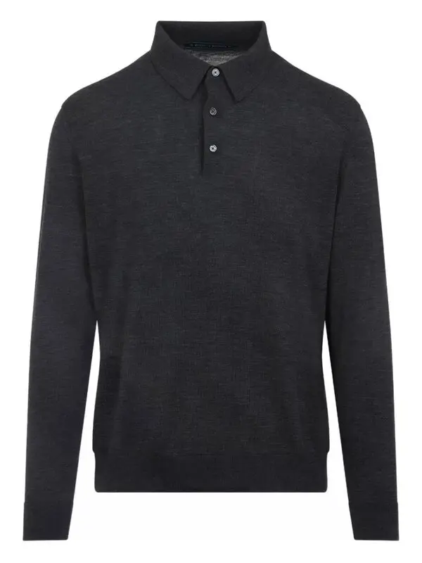 Kiton Long-sleeved Polo Shirt