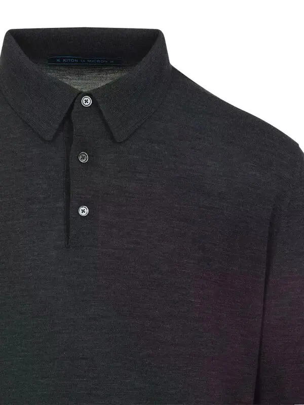Kiton Long-sleeved Polo Shirt
