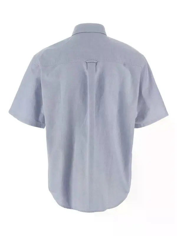 Carhartt Work In Progress Logo-embroidered Oxford Shirt - Blue