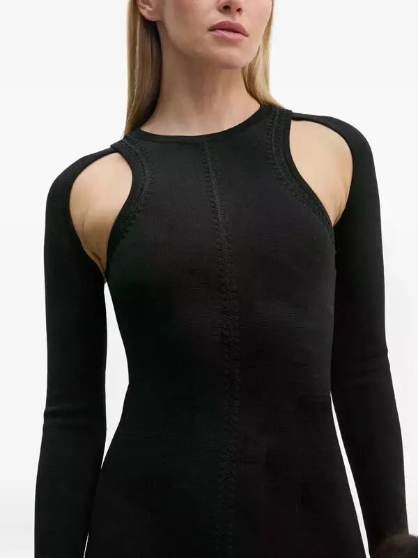 Nanushka Cut-out Long-sleeved Dress