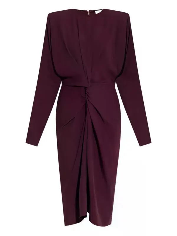 Stella McCartney Twist-detail Midi Dress - Red