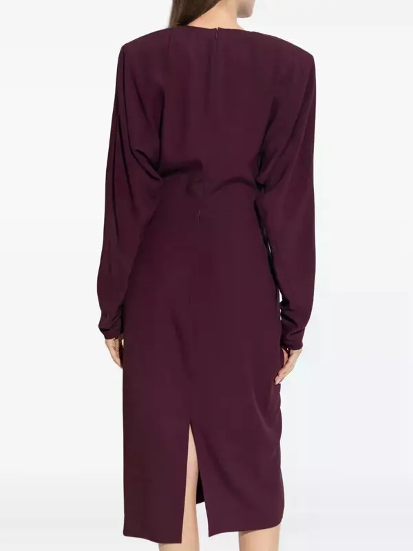 Stella McCartney Twist-detail Midi Dress - Red