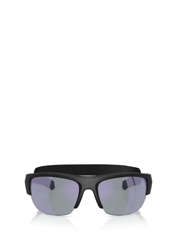 Prada Linea Rossa Square Sunglasses - Matte Black