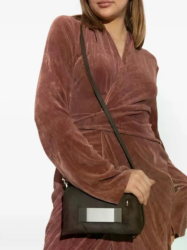 Rick Owens Griffin Padded Shoulder Bag - Brown