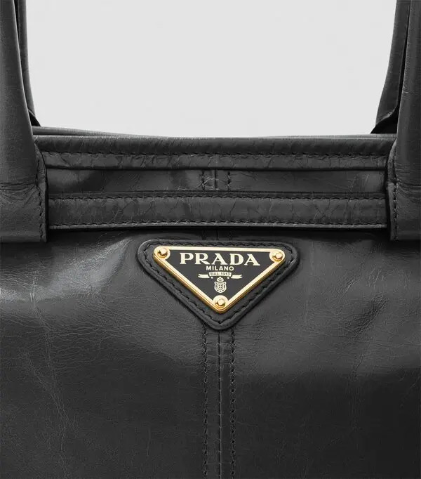 Prada Medium Leather Bonnie Top-handle Bag