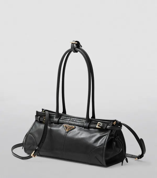 Prada Medium Leather Bonnie Top-handle Bag