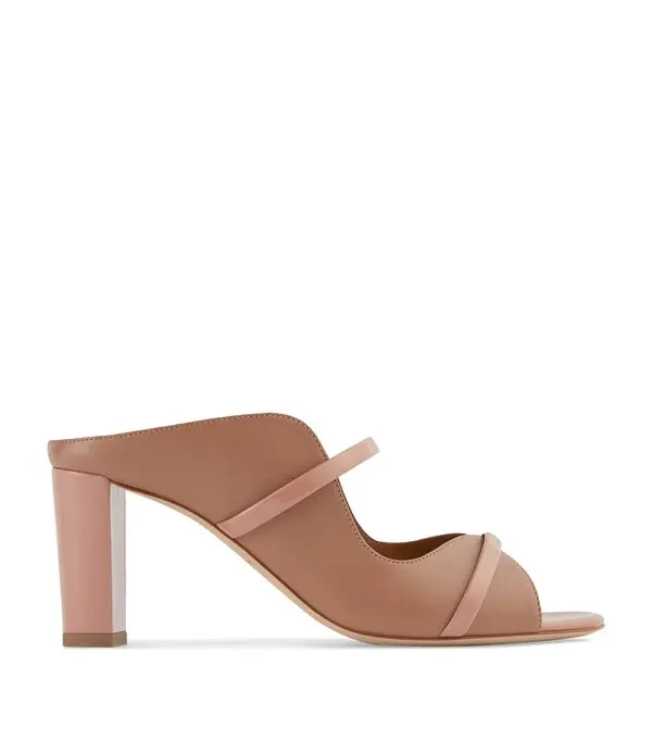 MALONE SOULIERS Leather Norah Heeled Sandals - Nude