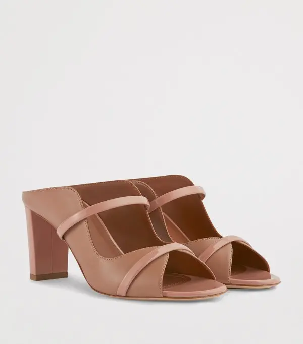 MALONE SOULIERS Leather Norah Heeled Sandals - Nude