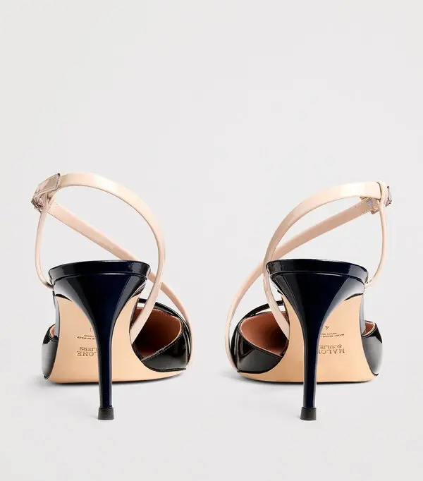MALONE SOULIERS Patent Leather Valeria Slingback Pumps