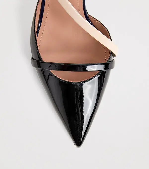 MALONE SOULIERS Patent Leather Valeria Slingback Pumps