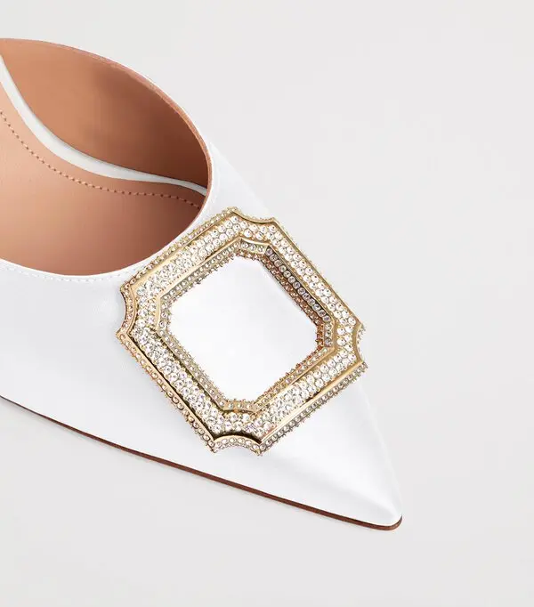 MALONE SOULIERS Satin Mona Mules 70