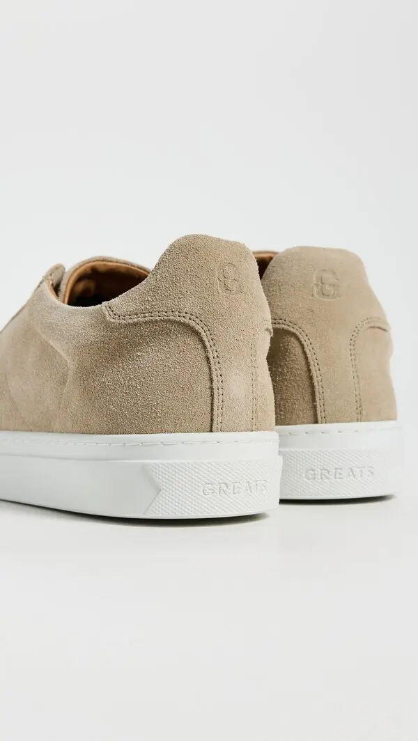 Greats Royale 2.0 Suede Slip-on Sneakers - Sand