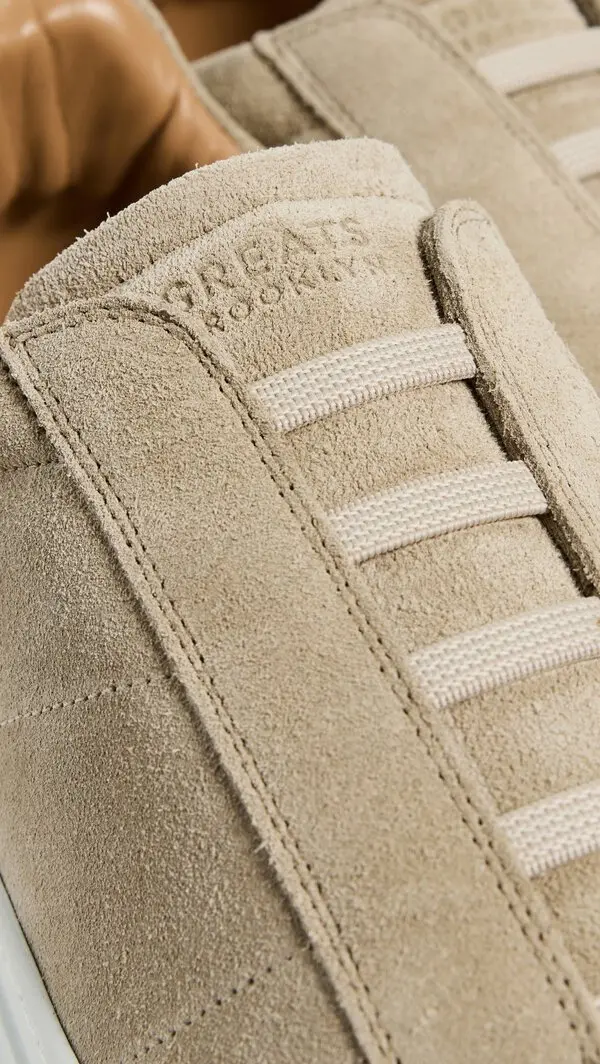 Greats Royale 2.0 Suede Slip-on Sneakers - Sand