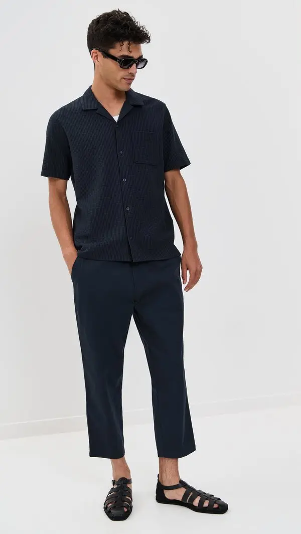 Universal Works Twill Hi Water Trousers - Navy